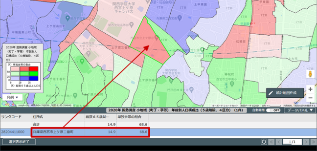 jSTAT MAPで界面グラフの統計地図を作成する - NAMIE-GEO